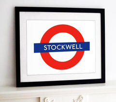 Personalised London Underground Sign from Love Maps On...