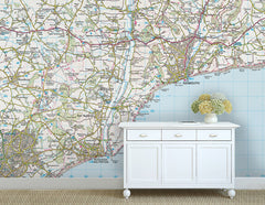 Postcode-Centred OS Map Wallpaper from Love Maps On...