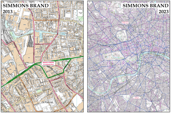 Framed Double Map Special from Love Maps On...