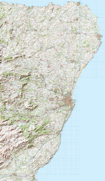 Map Wallpaper - Custom OS Landranger Map with Hillshading from Love ...