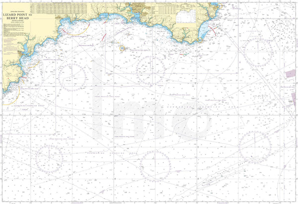 Nautical Chart Wallpaper - 442 Lizard Point to Berry Head from Love ...