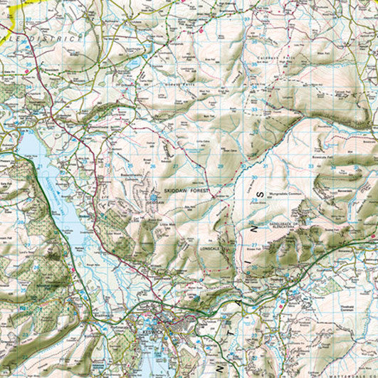 Map Wallpaper - Custom OS Landranger Map with Hillshading from Love ...
