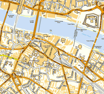 Map Wallpaper - Custom Ordnance Survey Street Map from Love Maps On...