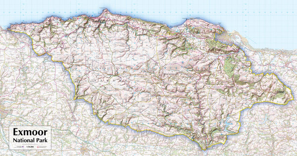 Exmoor National Park - Map Poster from Love Maps On...