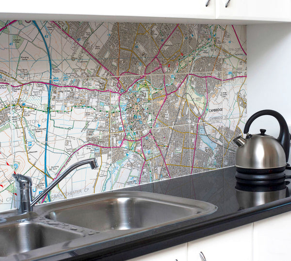 Ceramic Map Tiles - Personalised Ordnance Survey Explorer Map from Love ...