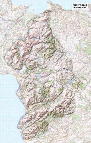Snowdonia National Park - Map Poster from Love Maps On...