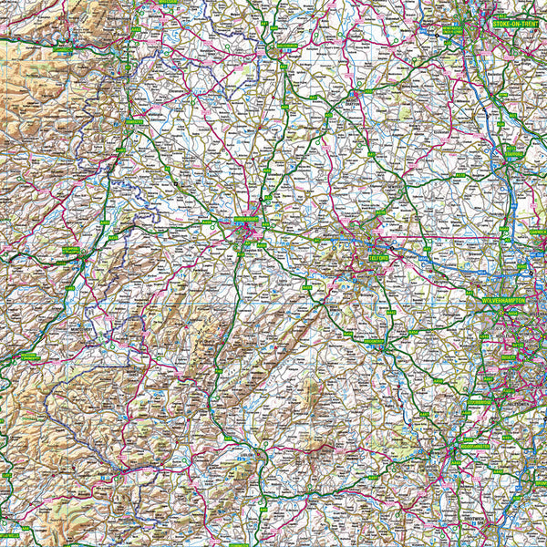 Map Wallpaper - Custom Regional GB Mapping from Love Maps On...