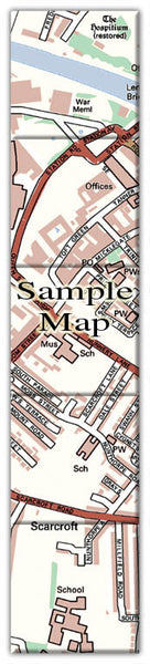 Ceramic Map Tiles - Personalised Ordnance Survey Street Map Classic ...