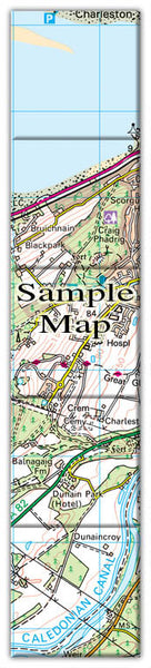 Ceramic Map Tiles - Personalised Ordnance Survey Landranger Map from ...