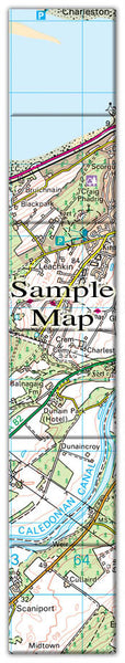Ceramic Map Tiles - Personalised Ordnance Survey Landranger Map from ...