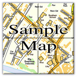 Ceramic Map Tiles - Personalised Ordnance Survey Street Map from Love ...
