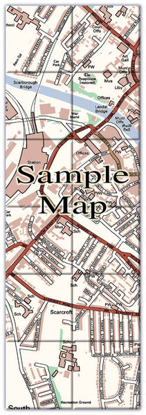 Ceramic Map Tiles - Personalised Ordnance Survey Street Map Classic ...