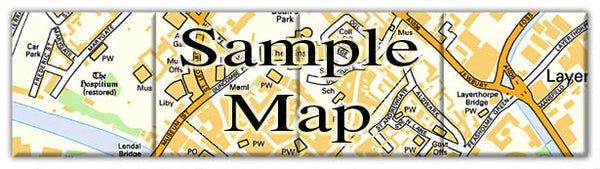 Ceramic Map Tiles - Personalised Ordnance Survey Street Map from Love ...