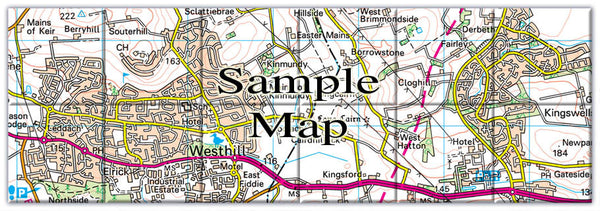 Ceramic Map Tiles - Personalised Ordnance Survey Landranger Map from ...