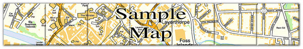 Ceramic Map Tiles - Personalised Ordnance Survey Street Map from Love ...