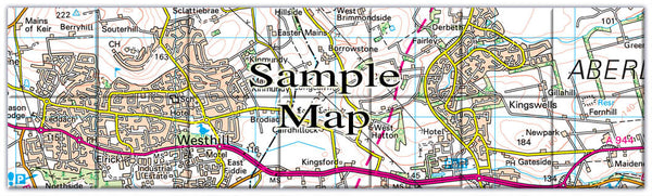 Ceramic Map Tiles - Personalised Ordnance Survey Landranger Map from ...