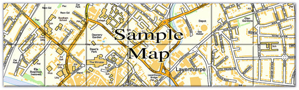 Ceramic Map Tiles - Personalised Ordnance Survey Street Map from Love ...